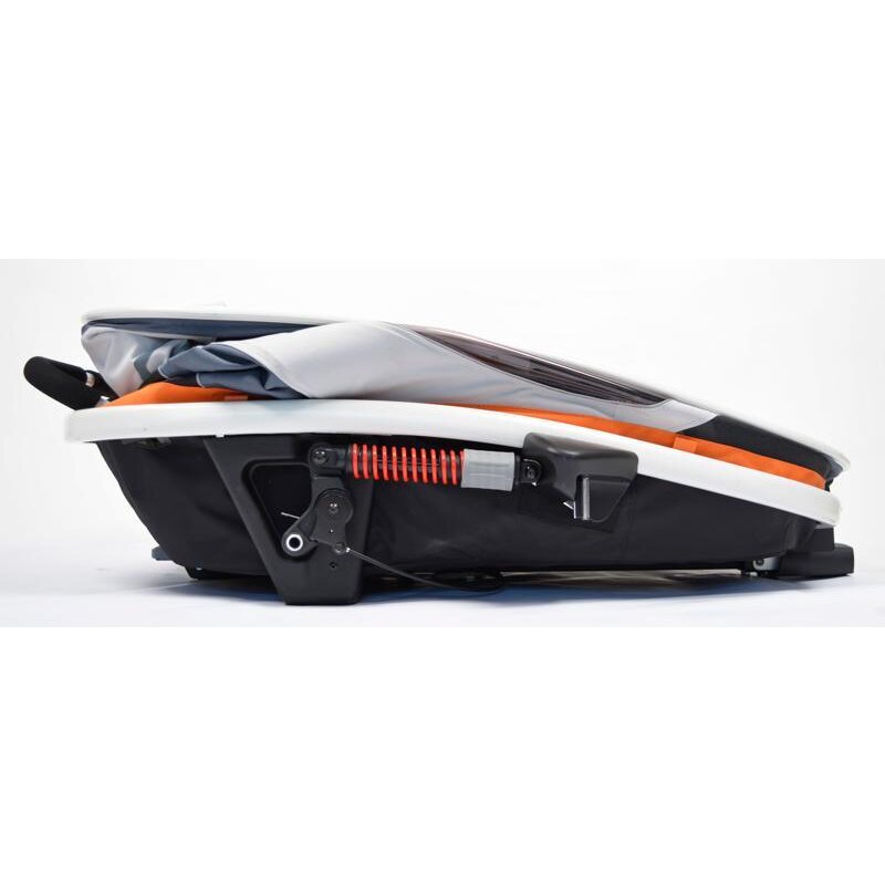 HAMAX Outback 2v1 - double vozík za kolo Grey/Red/Antracit | feedo.cz