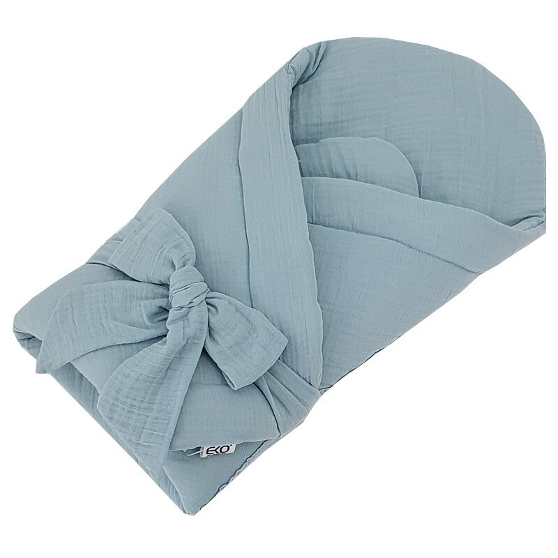 EKO Zavinovačka mušelínová s kokosovou vyberateľnou vložkou a mašľou ...