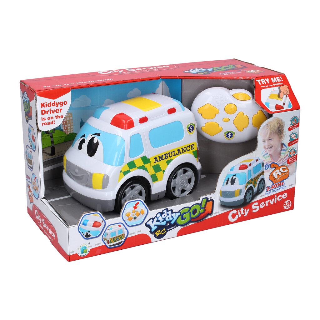 WIKY Kiddy Sanitka RC na diaľkové ovládanie s efektmi 18m+ | feedo.sk