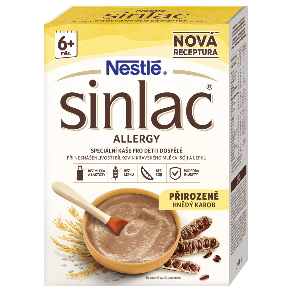 NESTLÉ Kaše nemléčná Sinlac Allergy 500 g, 6m+ | feedo.cz