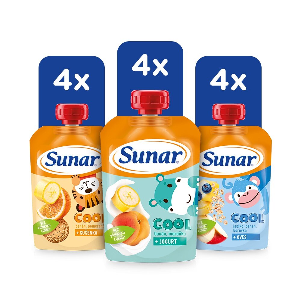 SUNAR Kapsičky Cool mix ovoce 12x 110g | feedo.cz
