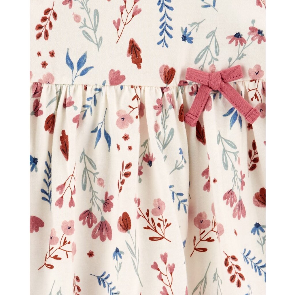 CARTER'S Set 2dílný šaty, legíny Rose Floral dívka 12m | feedo.cz