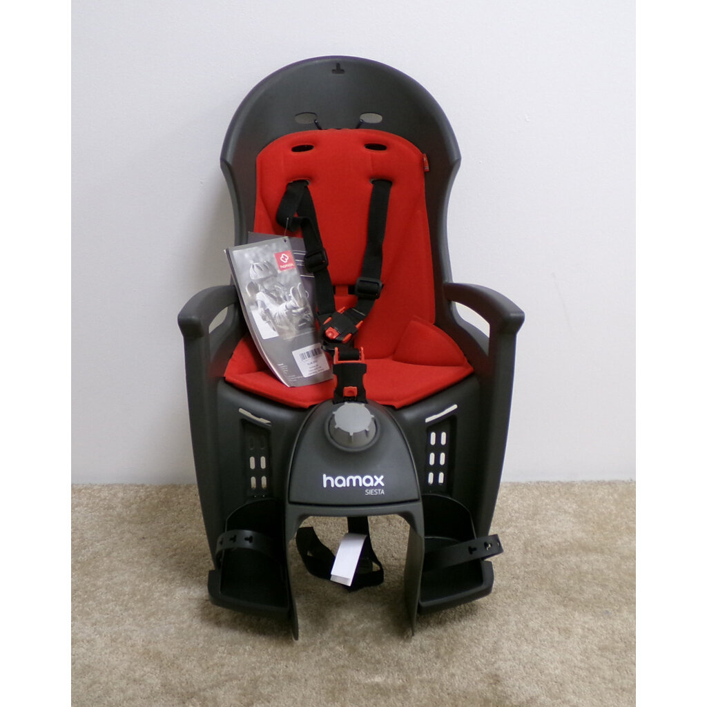 HAMAX Cyklosedačka Siesta Plus - adaptér na nosič zavazadel Grey/Red ...