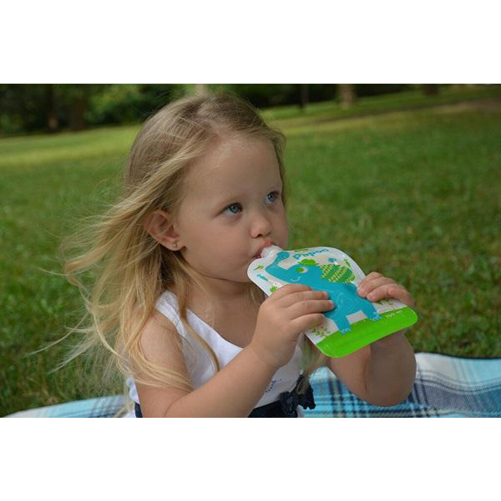 PETITE&MARS Kapsička na jídlo Papoo Slon - 6 ks | feedo.cz