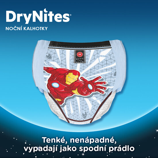 HUGGIES® DryNites Kalhotky plenkové jednorázové pro dívku 8-15 let (27 ...