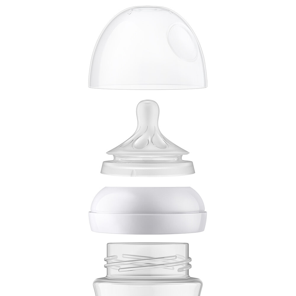 Philips AVENT Fľaša Natural Response sklenená 120 ml, 0m+ | feedo.sk