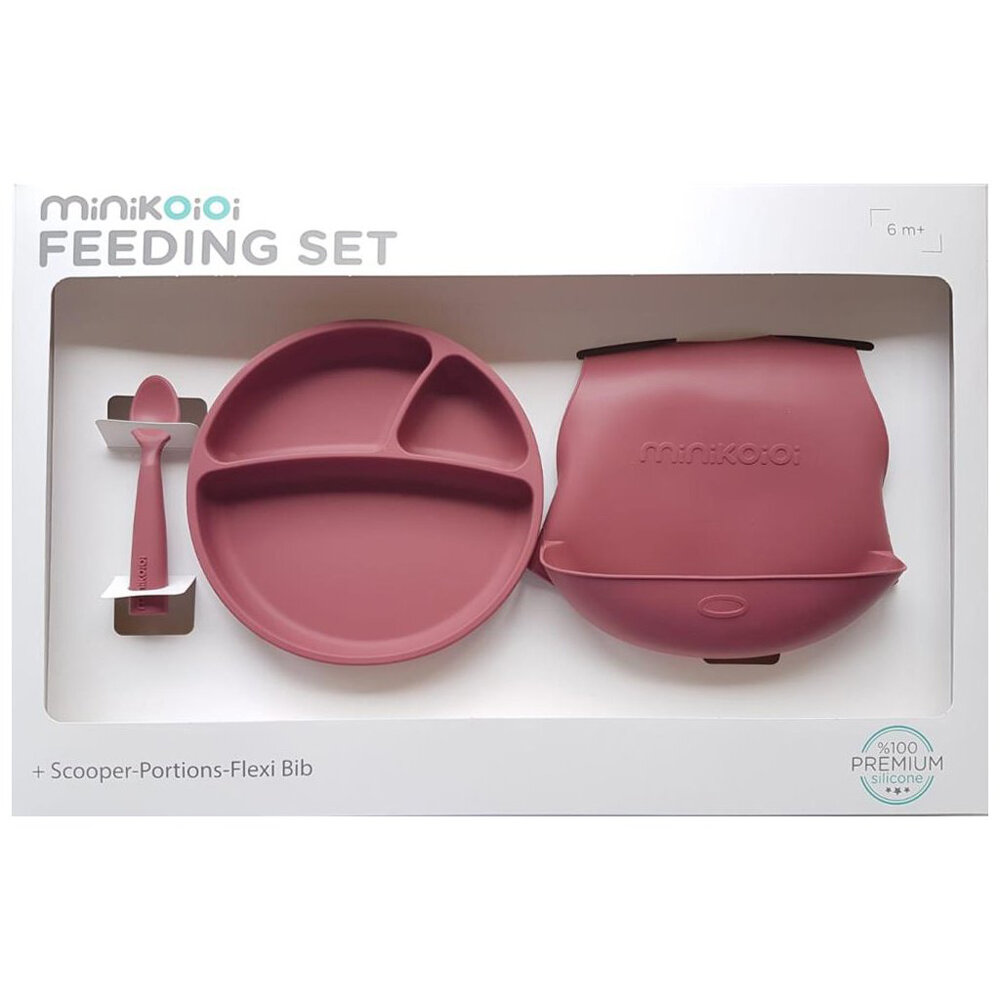 MINIKOIOI Set na stolování - Rose | feedo.cz