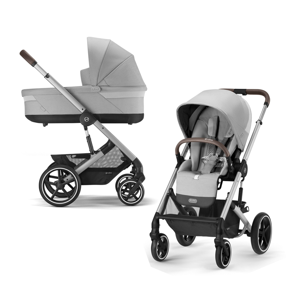 CYBEX Kočík kombinovaný Balios S Lux Black Lava Grey Gold | feedo.sk