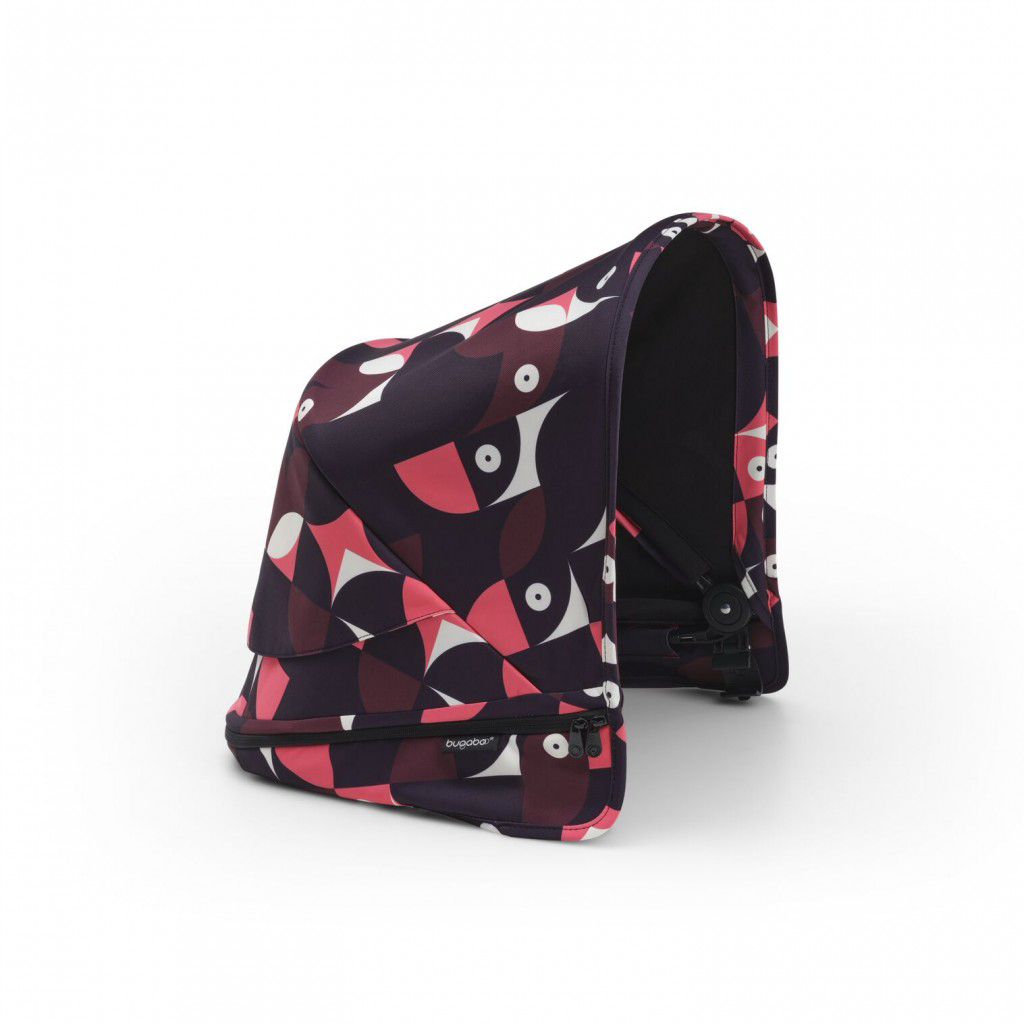 BUGABOO Donkey 5 sluneční stříška Animal Explorer Pink/Red | feedo.cz