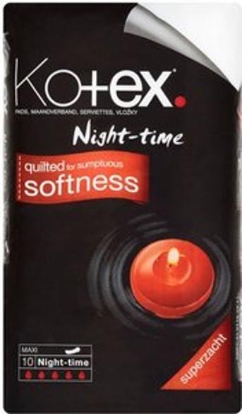 KOTEX Vložky Na Noc 10 ks | feedo.cz