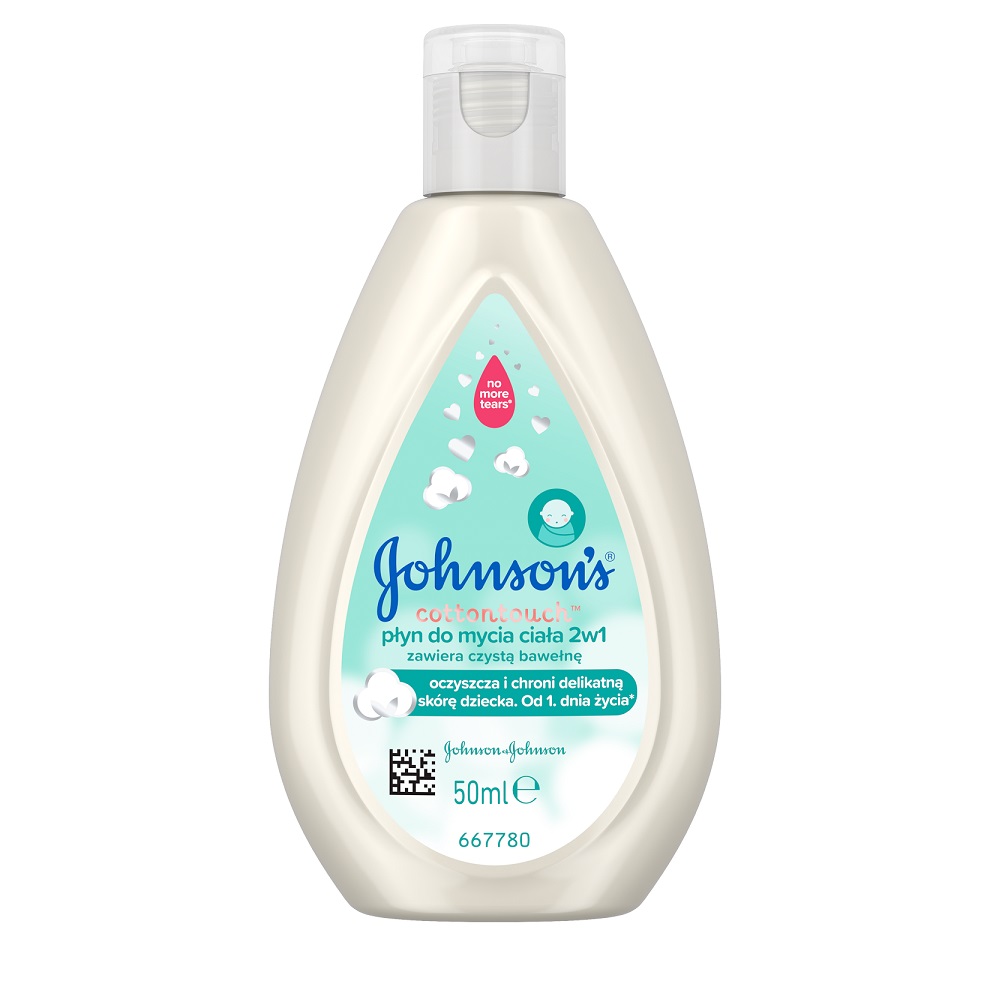 EXP: 14.04.2023 JOHNSON'S Koupel a mycí gel Cottontouch 2v1 50 ml ...