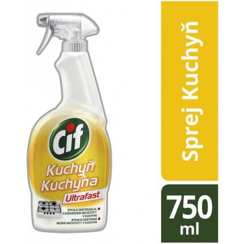 CIF Ultrafast Kuchyň čisticí spray 750 ml | feedo.cz