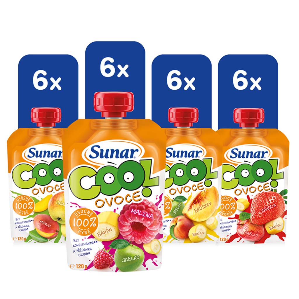 SUNAR Kapsička Cool ovoce XXL mix 24x100 g | feedo.cz