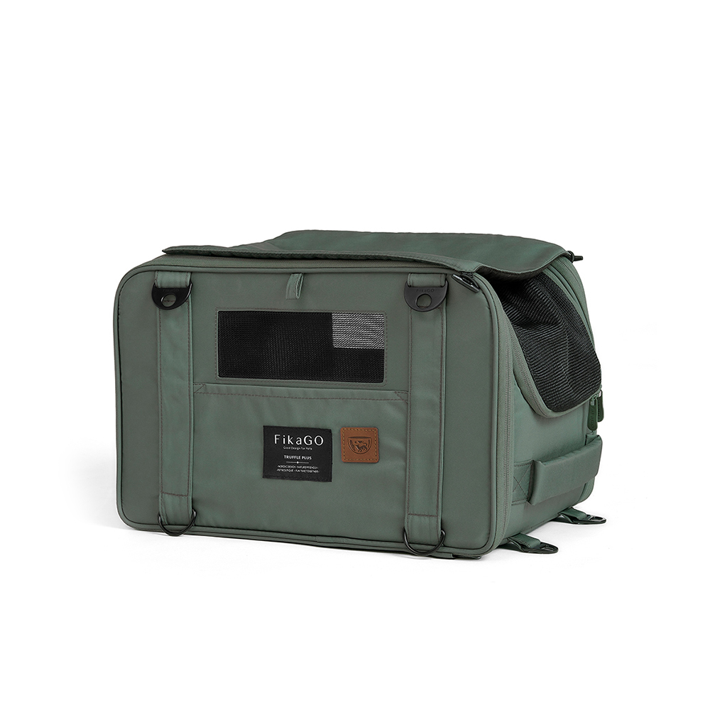 FIKAGO Nosič cestovný pre psy a mačky Truffle Plus Green | feedo.sk