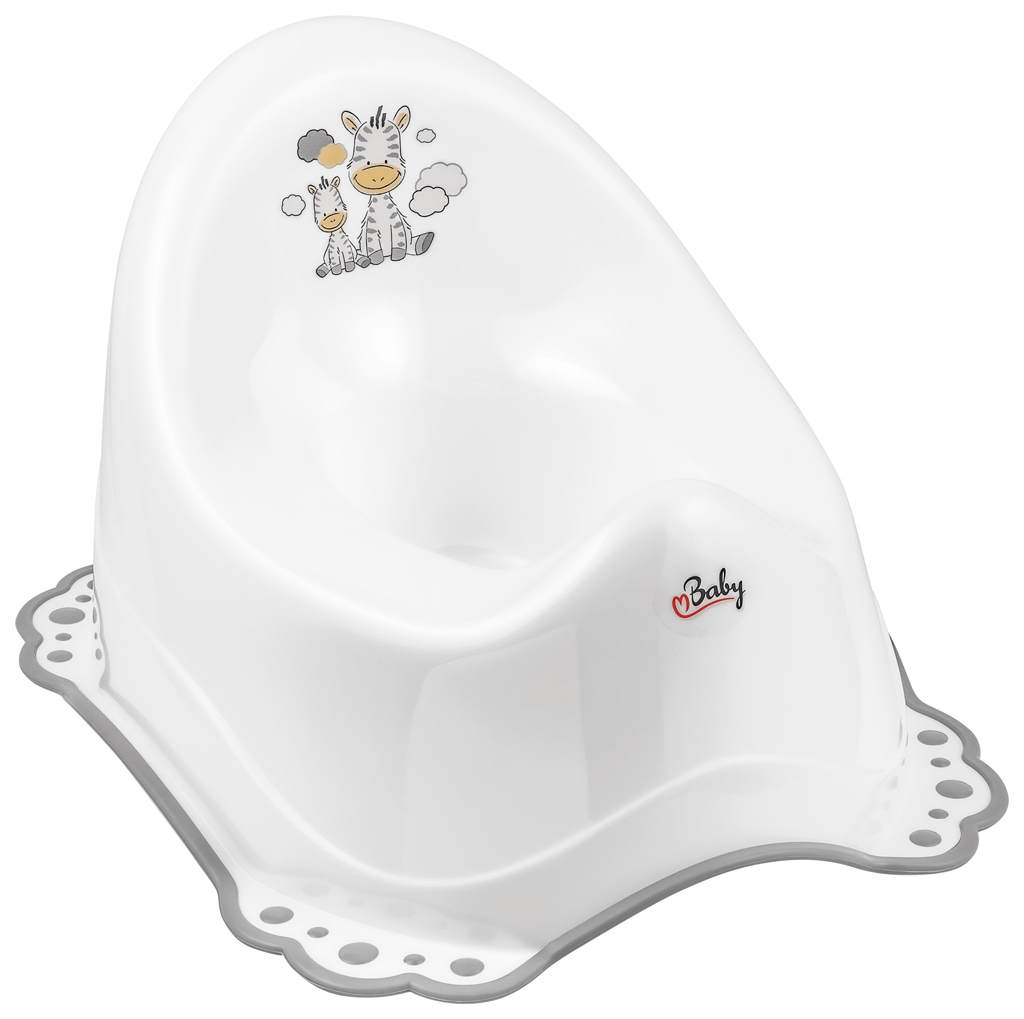 MALTEX Nočník protiskluzový Zebra - White/Grey | feedo.cz