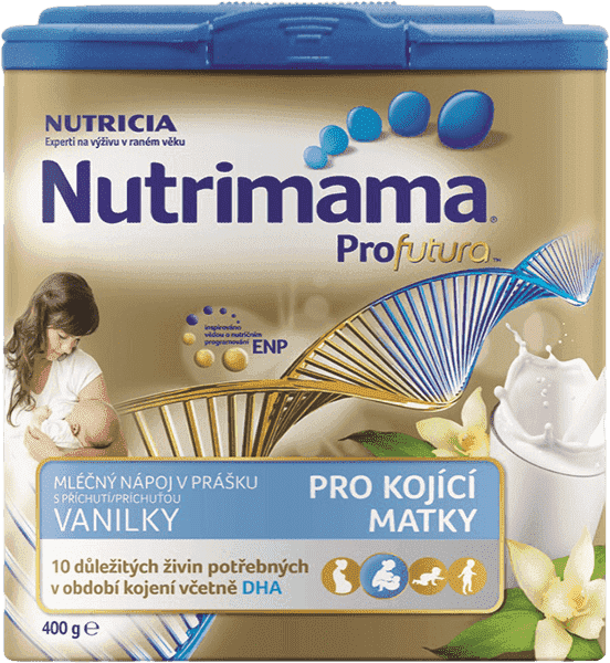 NUTRILON NUTRIMAMA Profutura mléčný nápoj v prášku s vanilkovou ...